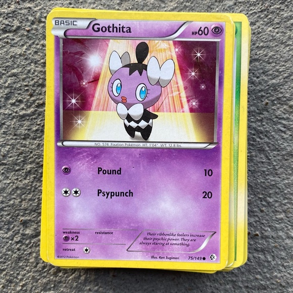 Pokemon | Toys | Pokemon Trading Card Gothita In Purple And Yellow ...